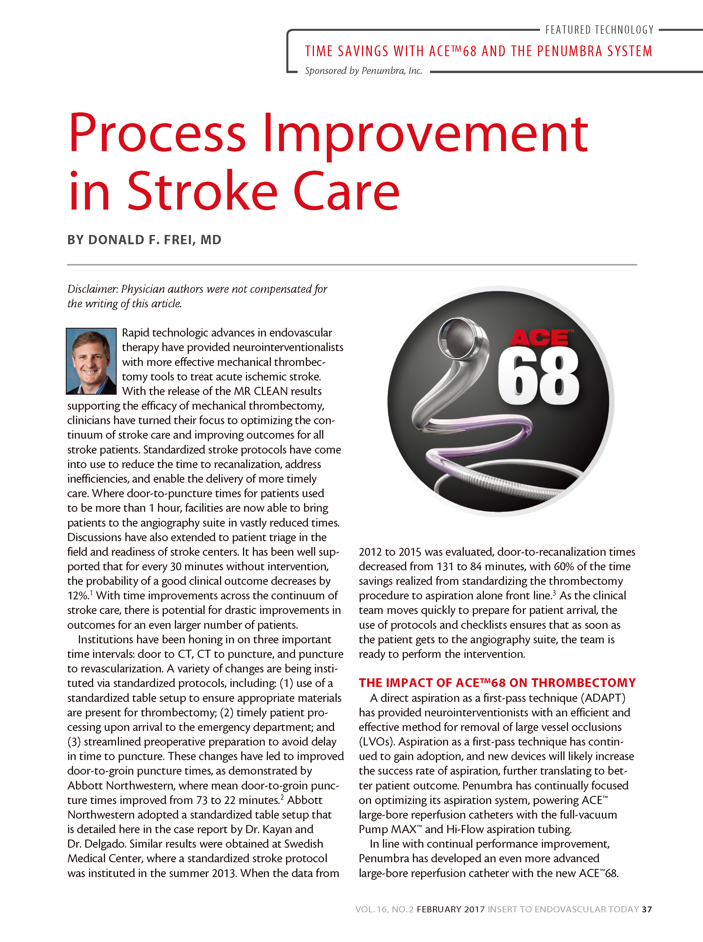 Process Improvement in Stroke Care - 脑医汇 - 神外资讯 - 神介资讯